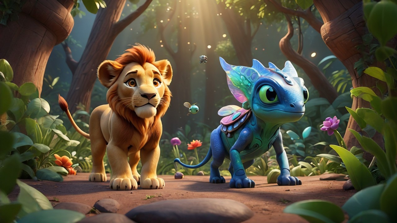 Simba's Quest in the Space Jungle: A Galactic Adventure with Aliens ...