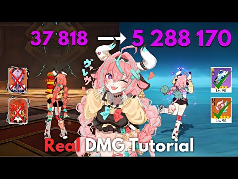 C0 Varesa Real DMG Tutorial! Increase Her DMG! Genshin Impact