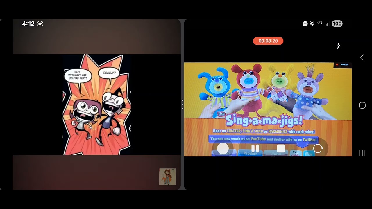 HTC & Sing-A-Ma-Jigs Flash SWF React To Invader Zim Issue 3 Comic Dub ...