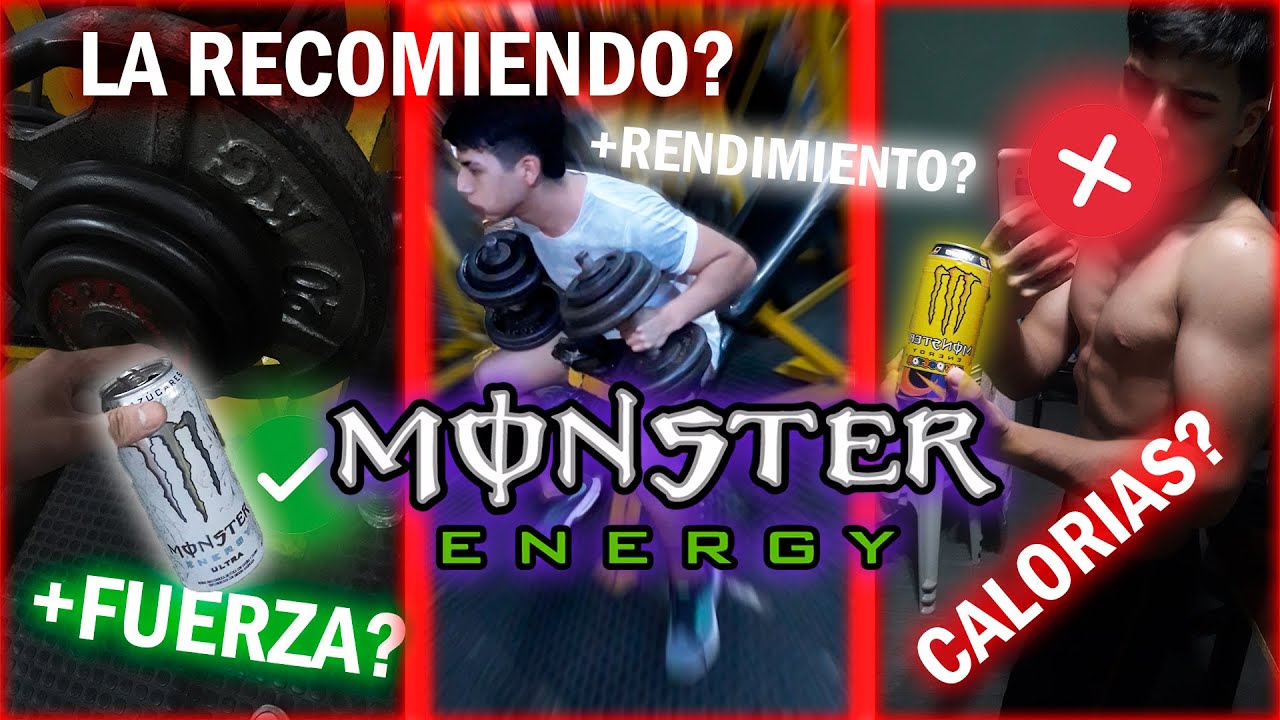 LA MONSTER SIRVE COMO PRE ENTRENO? | monster vs pre entreno | el mejor ...