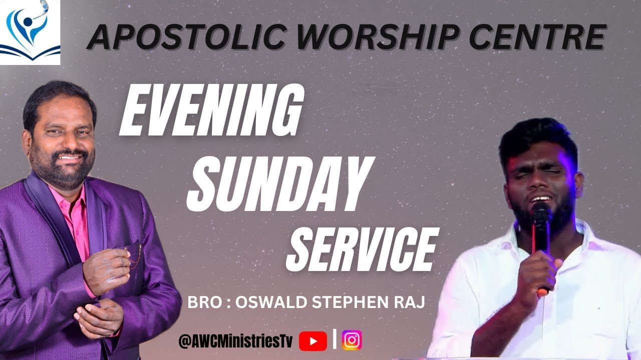 🔴LIVE|| EVENING SUNDAY SERVICE||16/03/2025||BRO.OSWALD STEPHEN RAJ ...