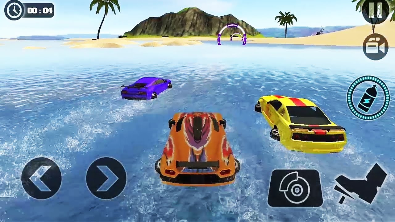 Cool Race Cars - Crazy Driving Games || Sports Water Car Vs Car - Crazy ...