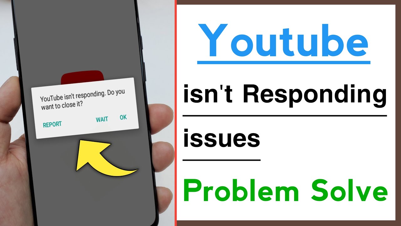 Youtube isn't Responding Problem Solve - YouTube