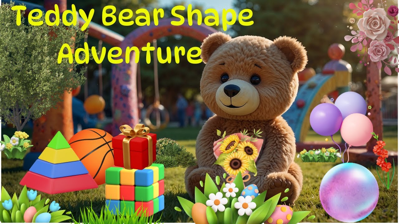 Learn Teddy Bear SHAPES with Fun! - YouTube
