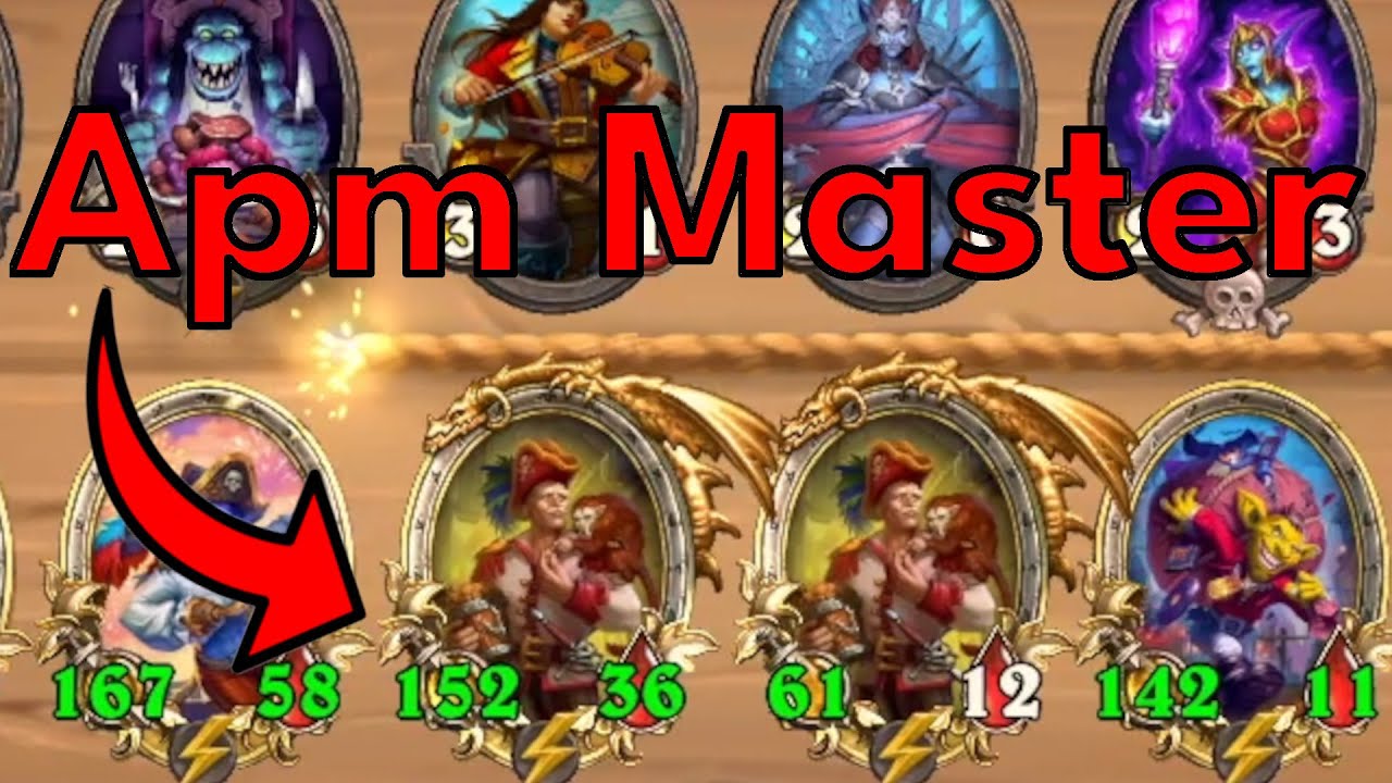 The new APM MASTER | Hearthstone Battlegrounds - YouTube