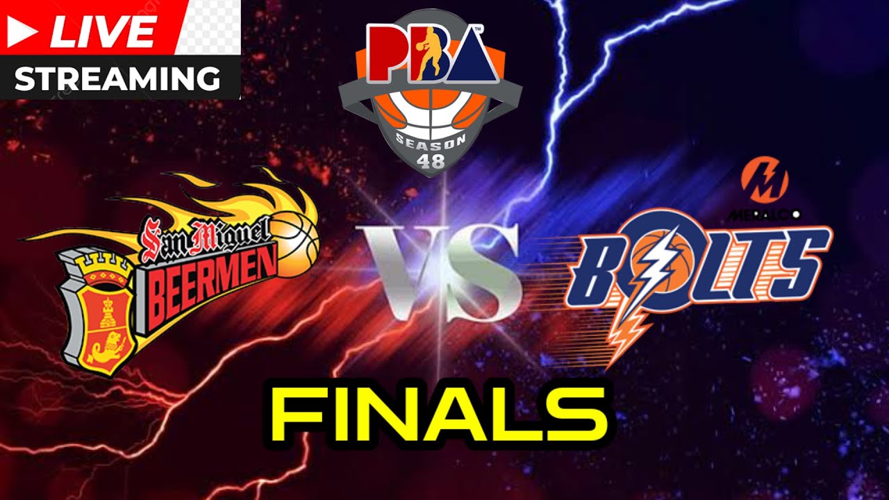 SAN MIGUEL BEERMEN vs MERALCO BOLTS | PBA FINALS 2024 Philippine Cup ...