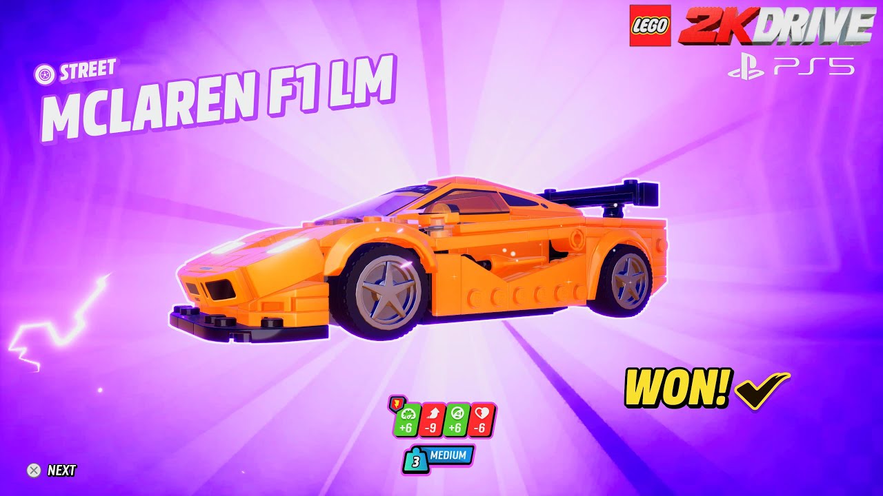 Lego 2K Drive - How to Unlocked McLaren F1 LM & Rival Clutch Racinton A ...