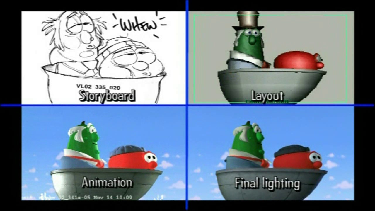 VeggieTales An Easter Carol Progression Reel - YouTube