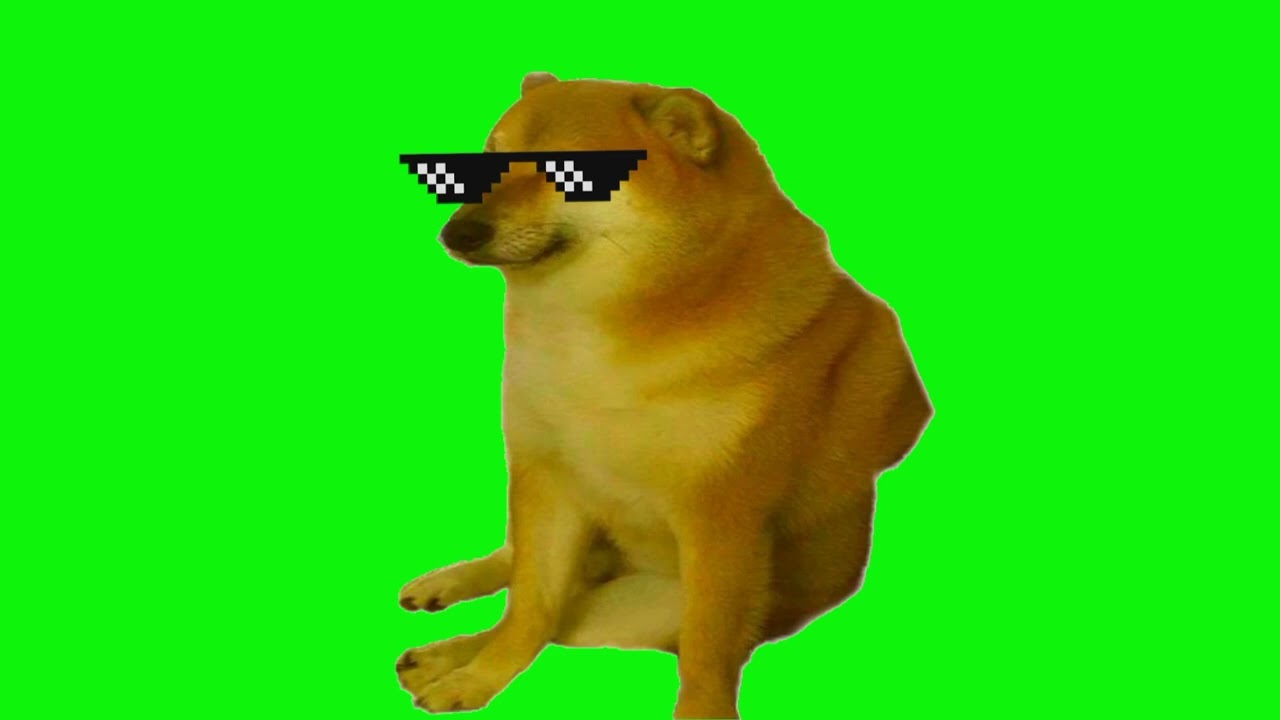 Cheems Thug Life Green Screen Video(1080p) - YouTube