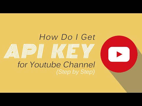 How to Get API Key for Youtube? - YouTube