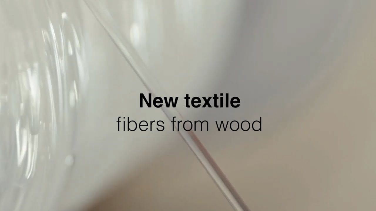 New textile fibers from wood - YouTube
