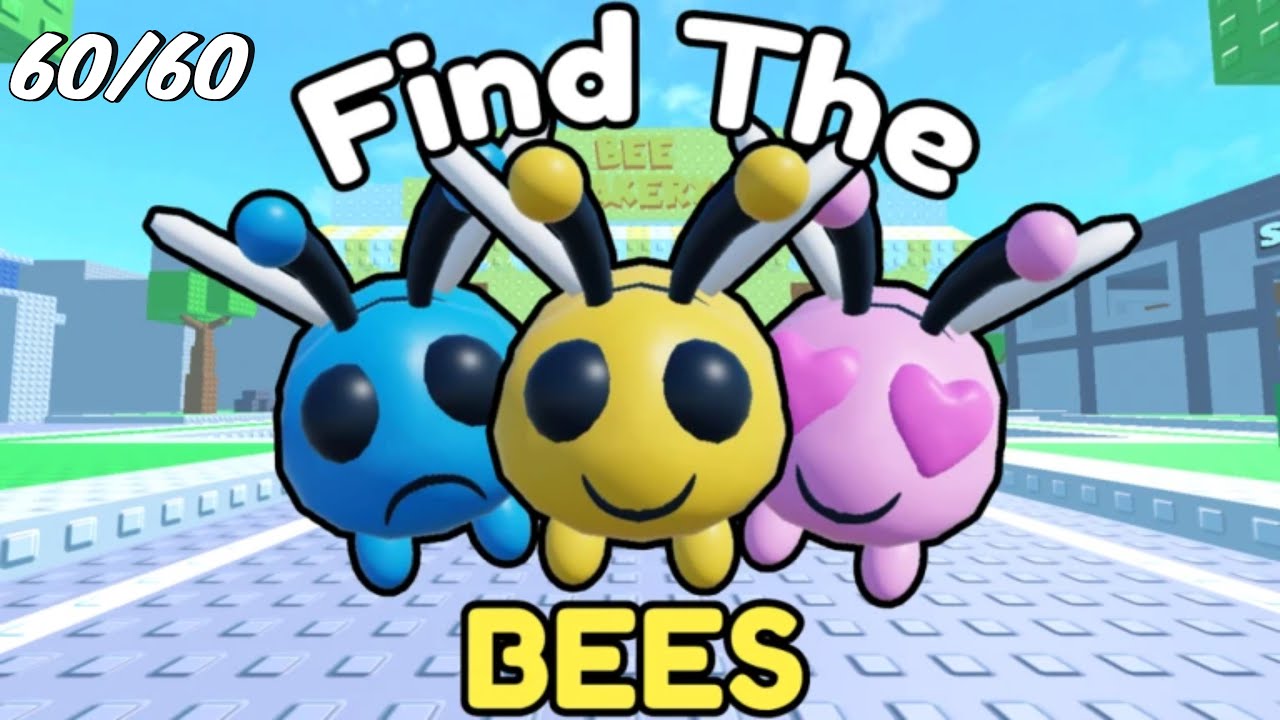 Find the Bees 🐝 How to Find ALL 60 🐝 EASY | Roblox - YouTube