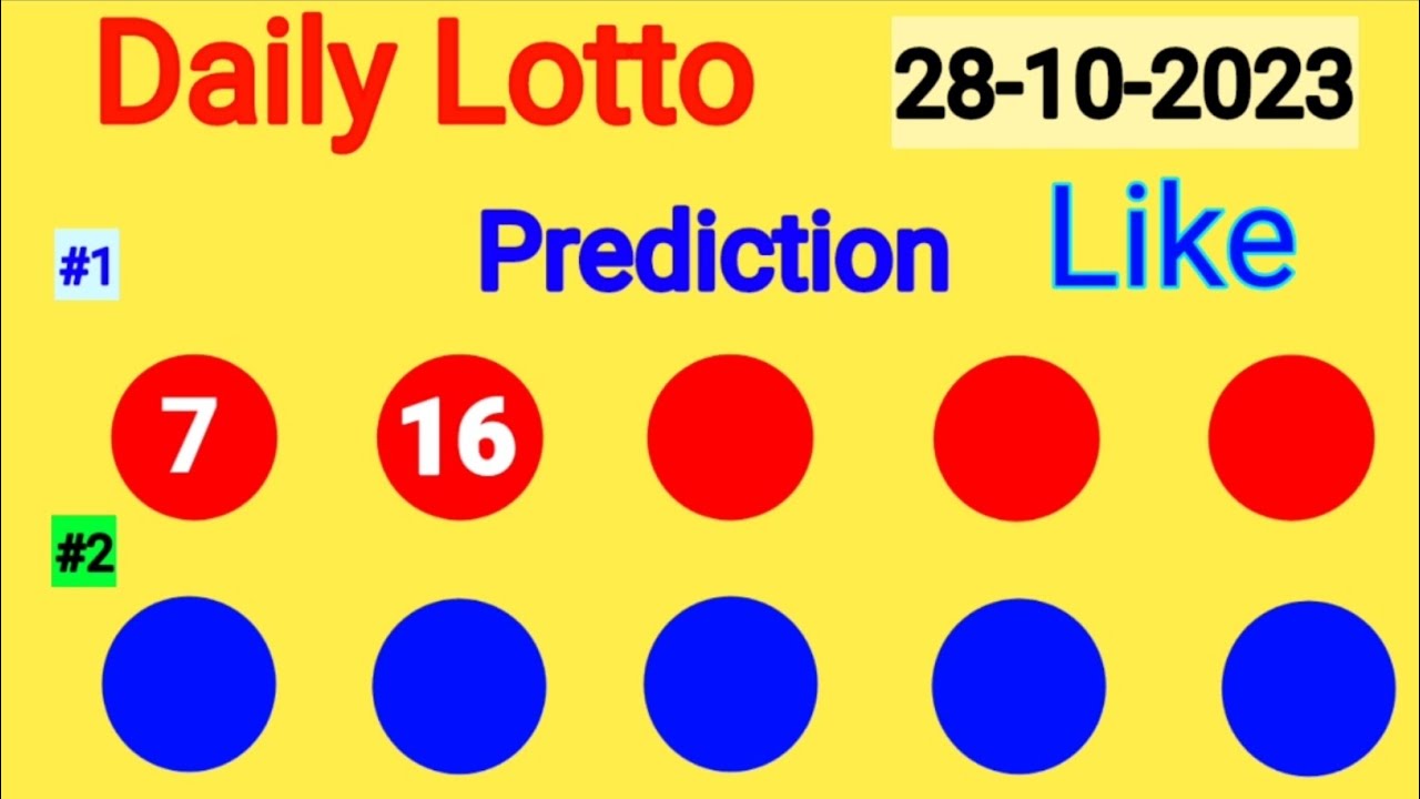 Daily Lotto Prediction 28 October 2023 | Daily Lotto Prediction For ...