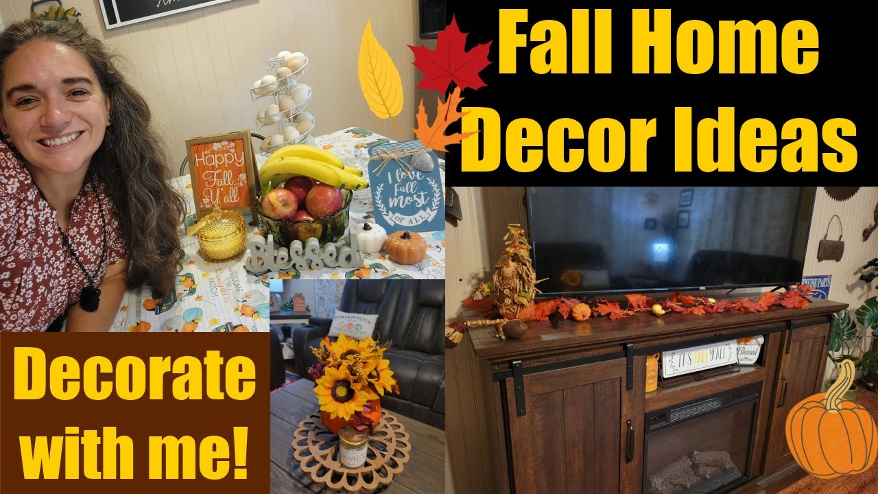 Decorate with Me, Affordable Fall Décor, DIY Fall Farmhouse! Dollar ...
