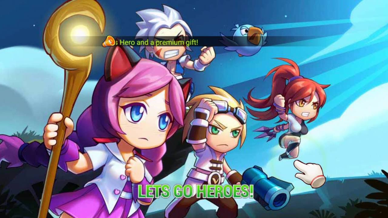 Genki heroes (android game) starting - YouTube