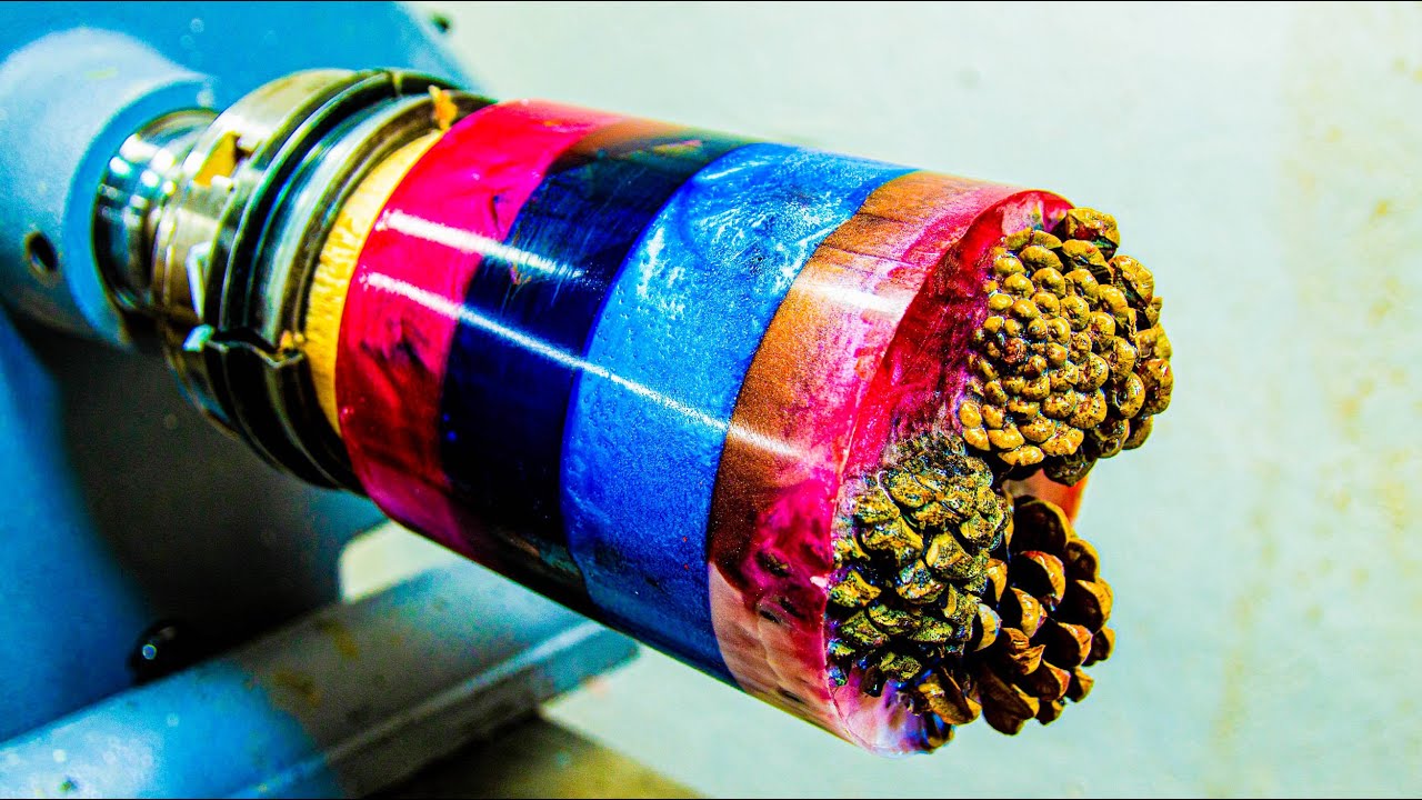 Woodturning – Left over RESIN and WOODEN pieces - YouTube