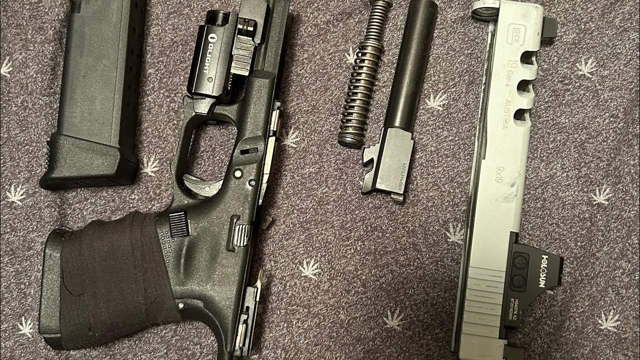 POV: shooting Glock 19 from alien gear rapid force with Level 3 ...