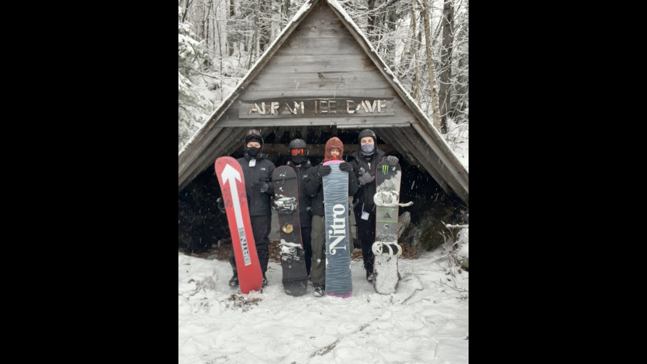 Snowboarding at Mount Abrams in Maine! - YouTube