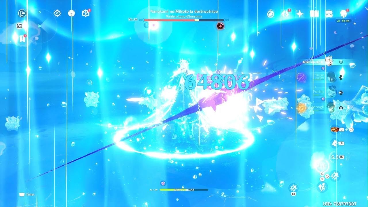 Genshin Impact_Neuvilette 🆚 Shogun raiden puppet - YouTube