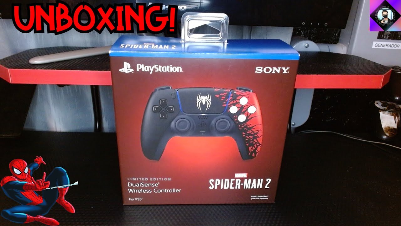 Spider Man 2 DualSense Wireless Controller Limited Edition Unboxing 🕷 ...