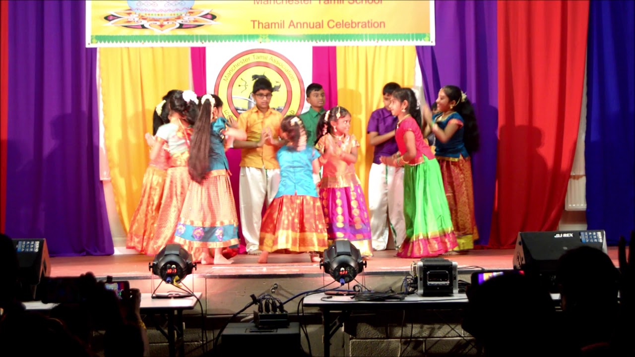 Manchester Tamil School Annual day 2019 - Kondadu kondadu - YouTube