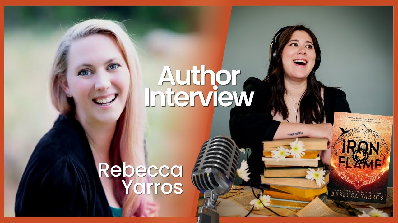 Talking Iron Flame with Rebecca Yarros #authorinterview 📚 Professional ...