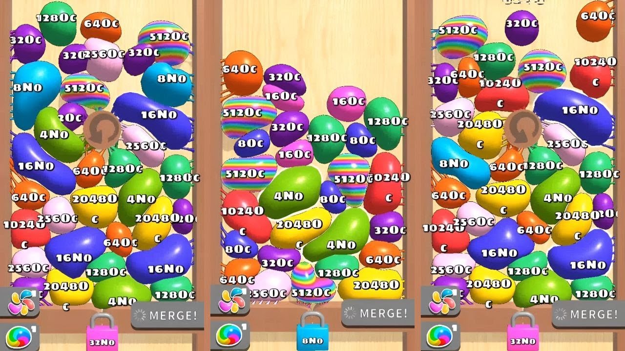 Blob Merge 3D Max Level 1024OC 2048OC 4NO 8NO 32NO - YouTube