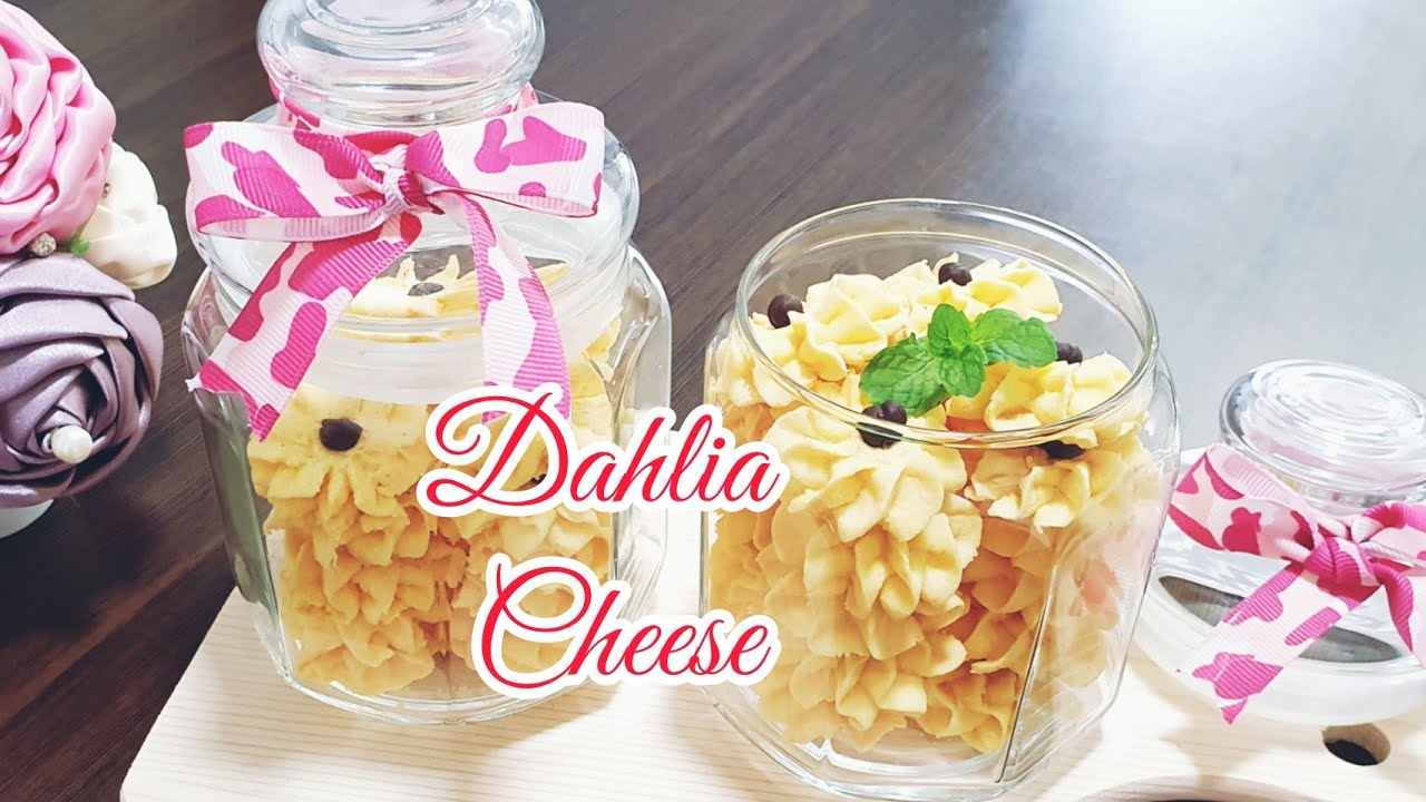 Daisy Cheese Cookie Recipe / Kuih/Biskut Dahlia Cheese/Kue Keju Cair di ...