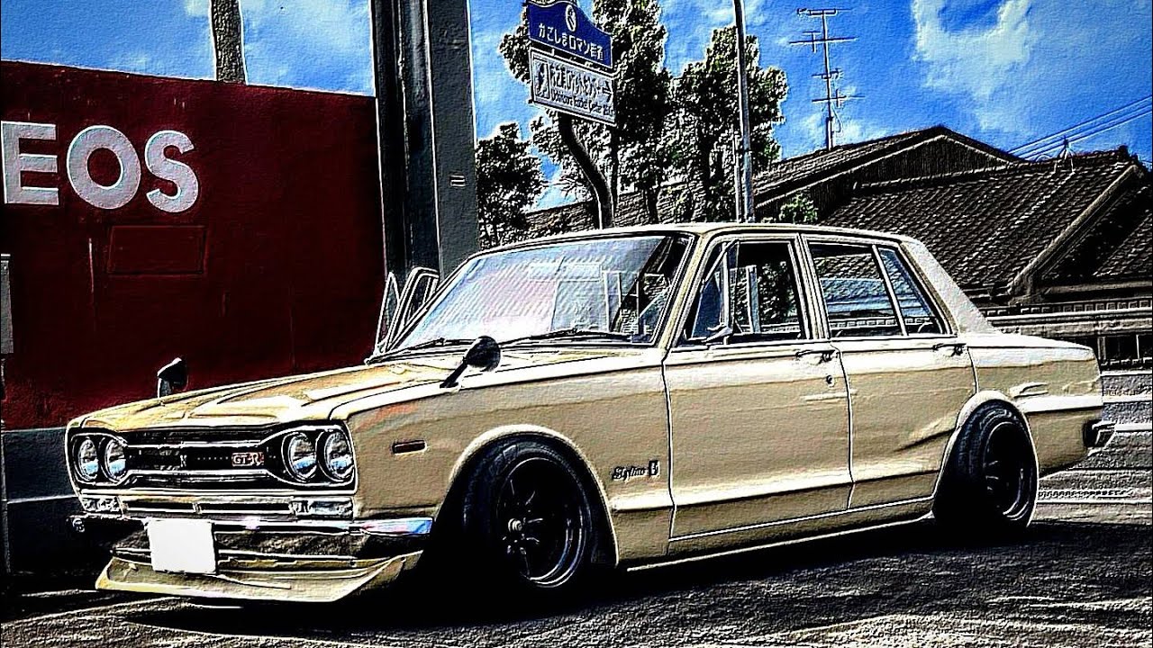 GC10 SKYLINE HAKOSUKA GT L2.2 エンジン始動 - YouTube