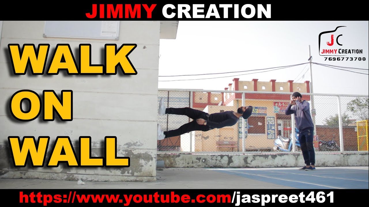 WALK ON WALL | MAGIC TRICK | JIMMY CREATION - YouTube