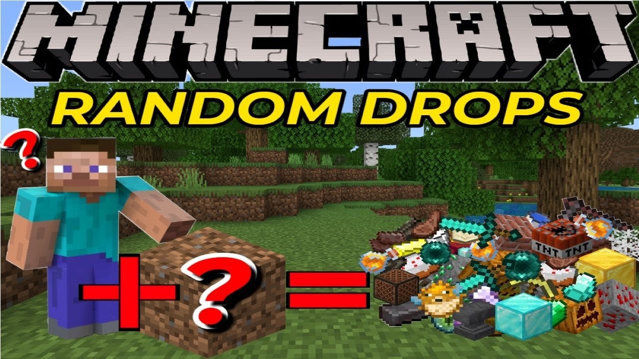 Minecraft: Random Drops - 5 CHALLENGES + PUNISHMENT | Minecraft ...