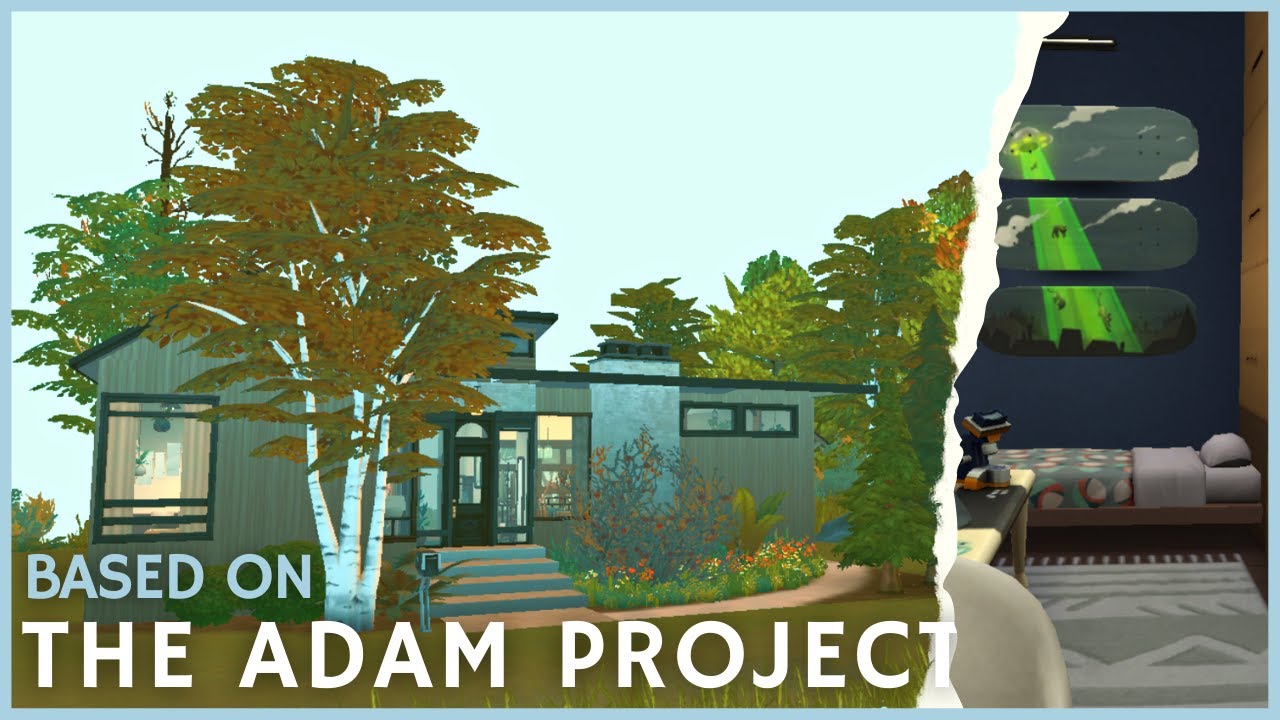 Split-Level Retro Family Home from The Adam Project 🚀 | The Sims 4 ...