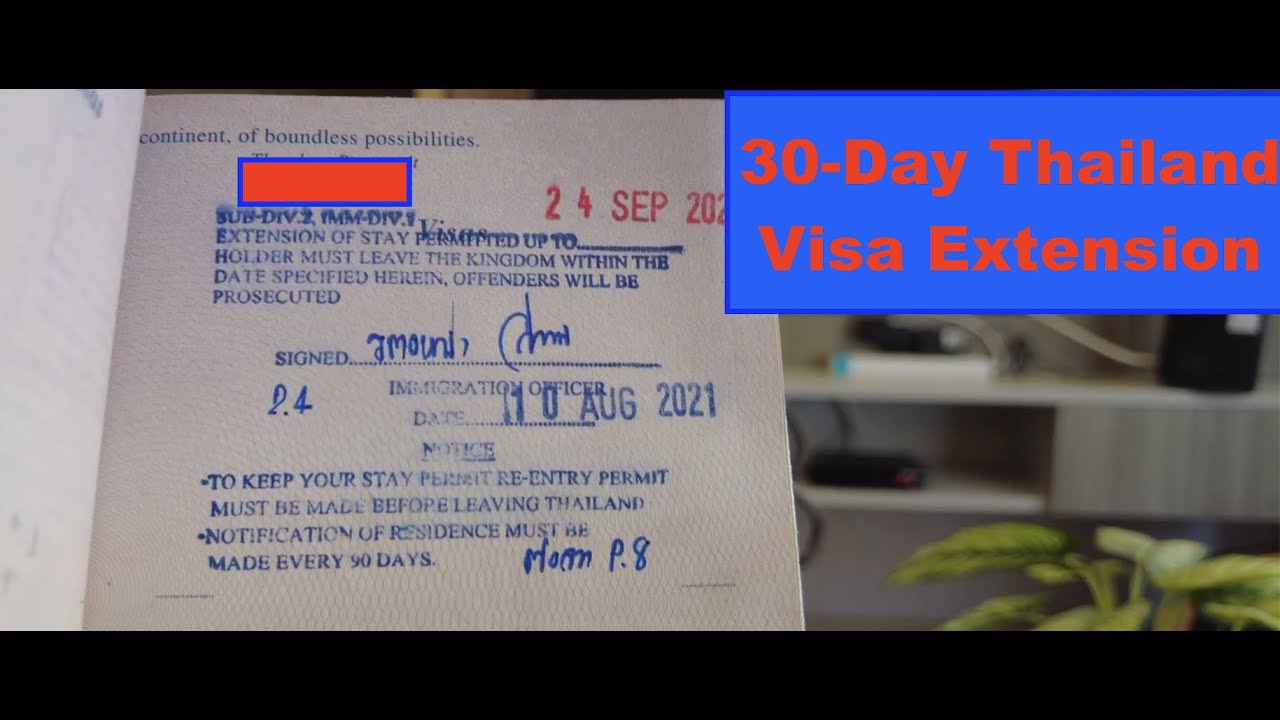 30-Day Thailand Visa Extension - All Your Questions Answered! - YouTube