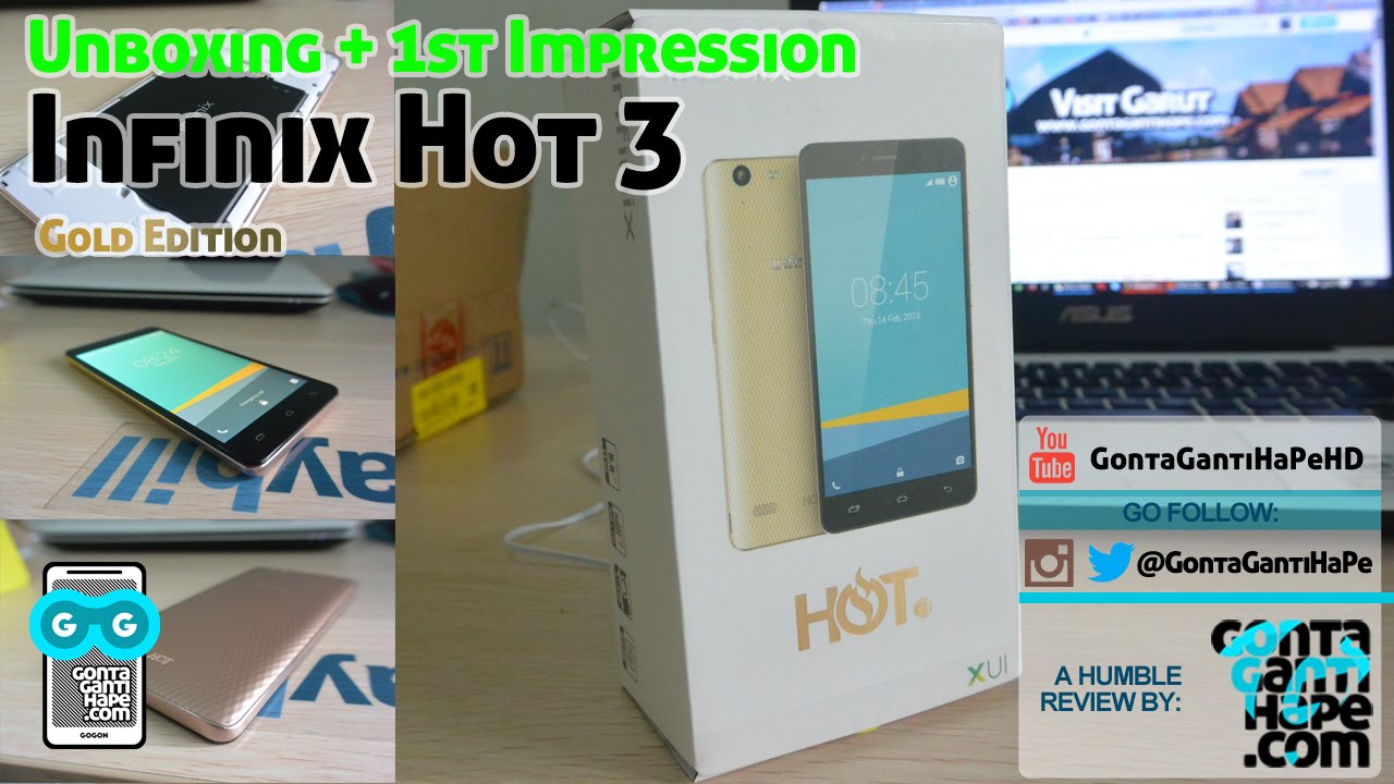 Infinix Hot 3 - Unboxing & Quick Review - Indonesia [GontaGantiHape.com ...