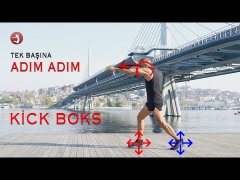 Evde Tek Başına Adım Adım Kick Boks Antrenmanı / Online Kick Boks Eğitimi #26
