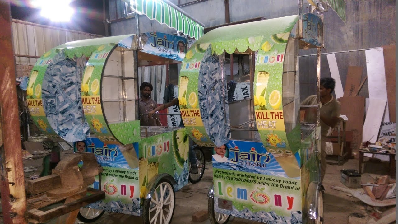SODA-LEMON CART# CARTS MANUFACTURER IN INDIA//SAI STRUCTURES INDIA# ...