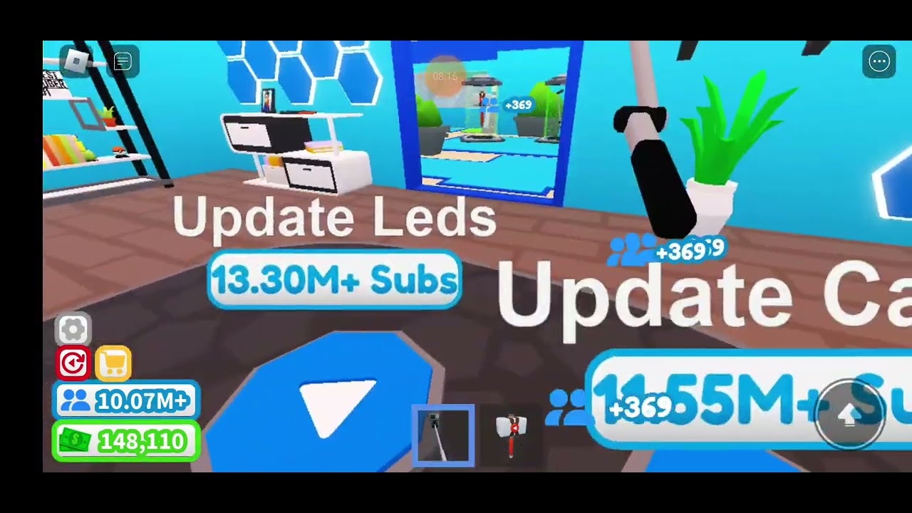 Buying diamond play button in Youtuber Tycoon Roblox (Part 2) - YouTube