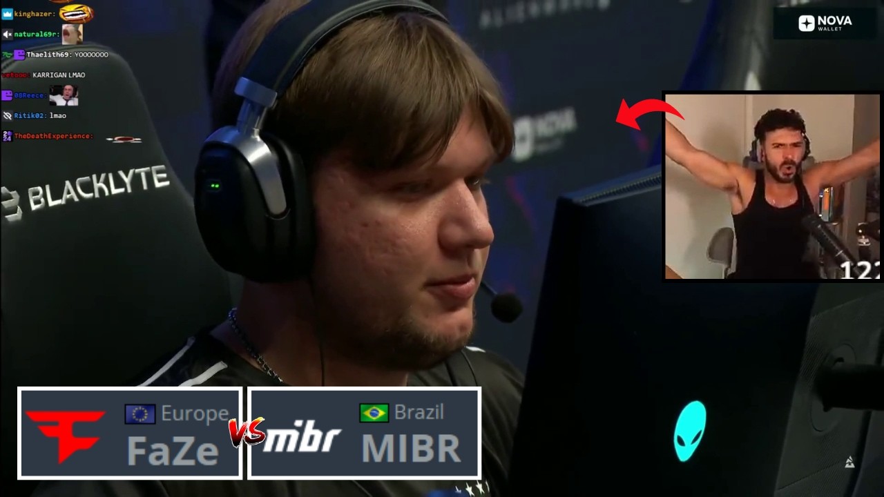 Tarik Reacts To FaZe Vs MIBR (1 MAP ONLY - CS2 AUSTIN MAJOR) - YouTube