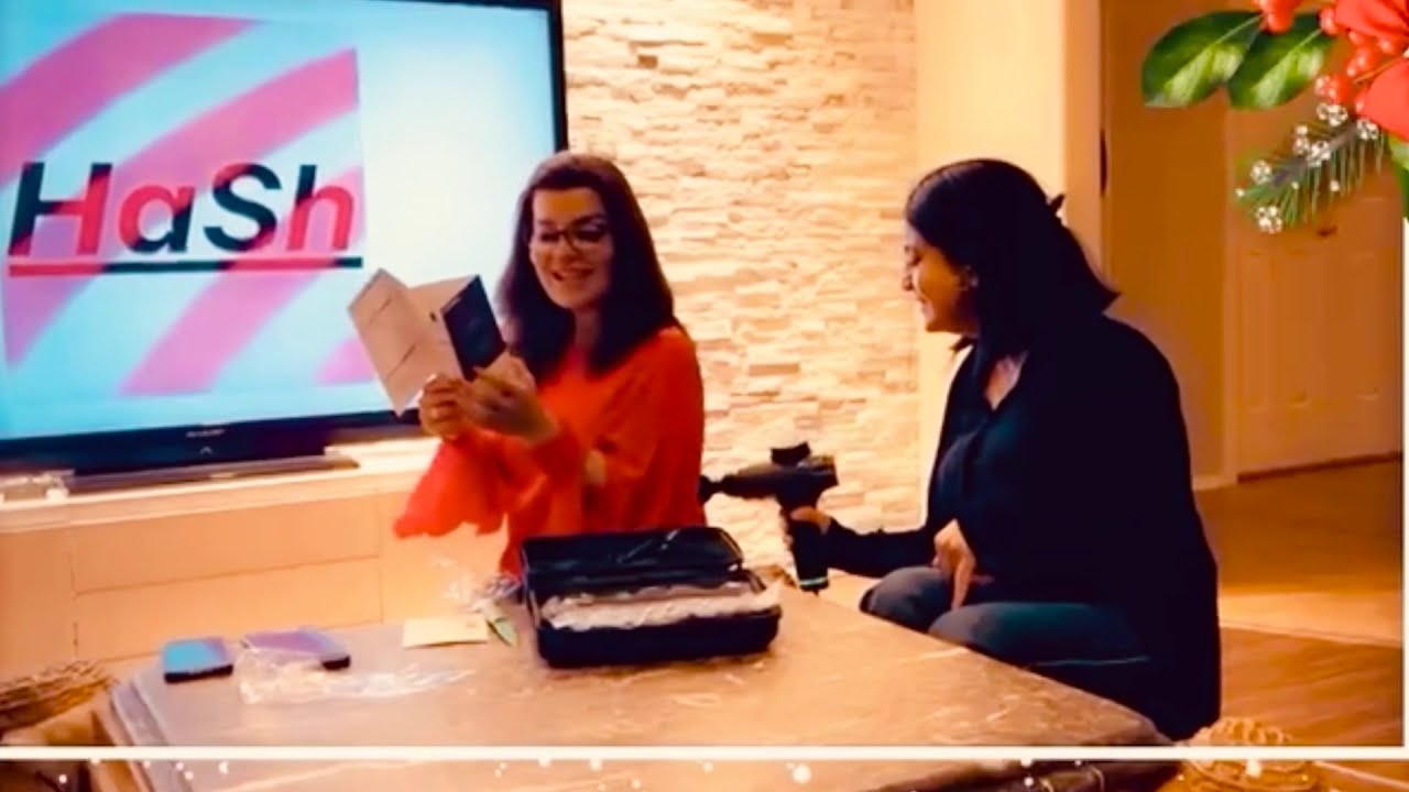 Funny Unboxing Legiral Massage Gun | The HaSh Girls - YouTube