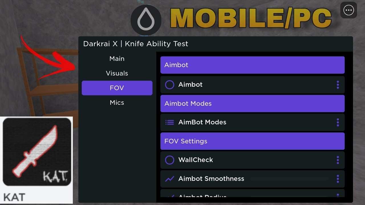 SCRIPT kat// Aimbot // pulo alto // MOBILE é PC #roblox #script - YouTube