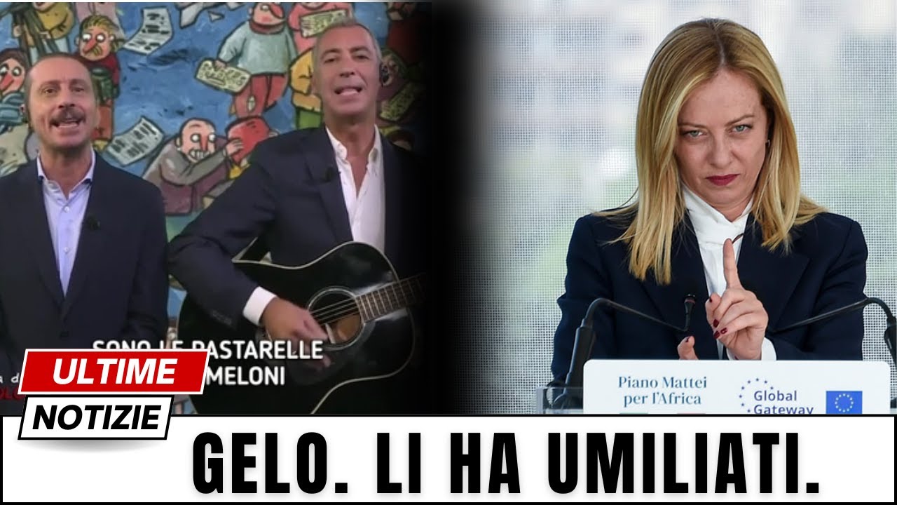 SCANDALO a La7: Luca e Paolo smascherati in diretta dalla Meloni - YouTube