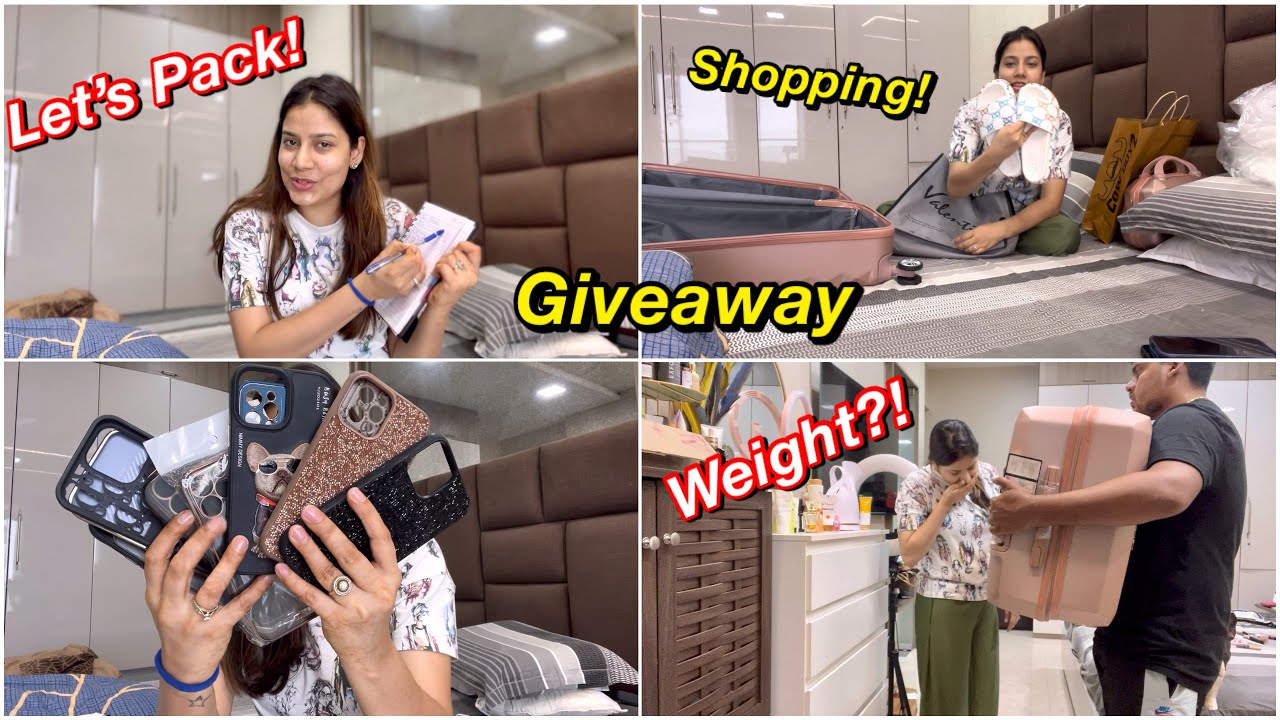 Chit Chat Let’s do the PACKING!😍 Giveaway for Guessing the Location😉 ...