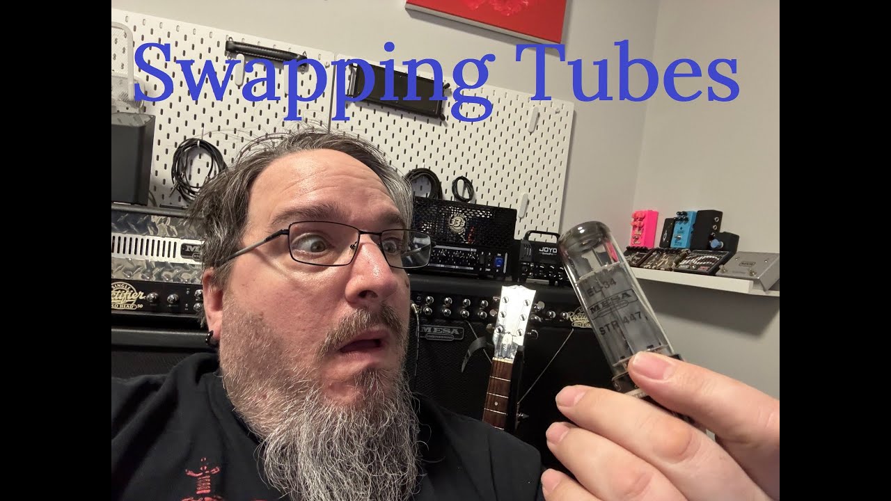 Mesa Boogie Recto Verb Tube Swap - YouTube