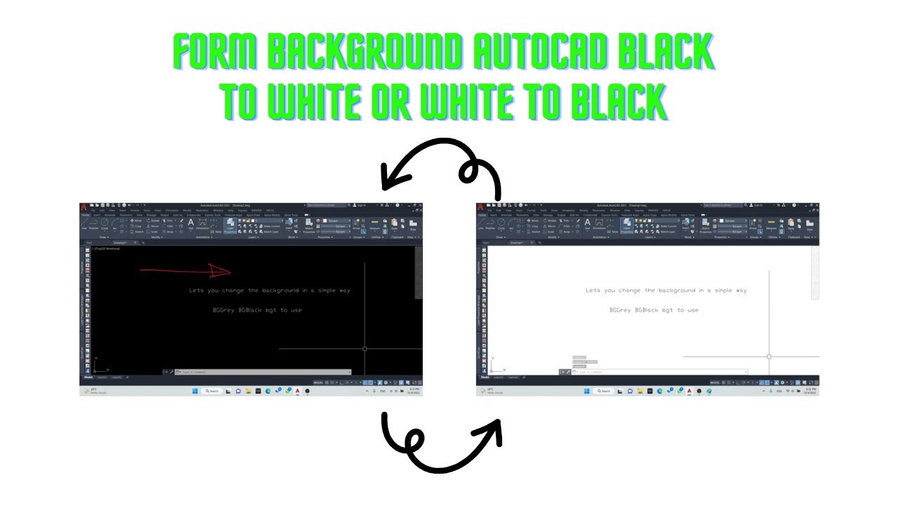 Auto lisp background changer By Jimmy Bergmark - YouTube
