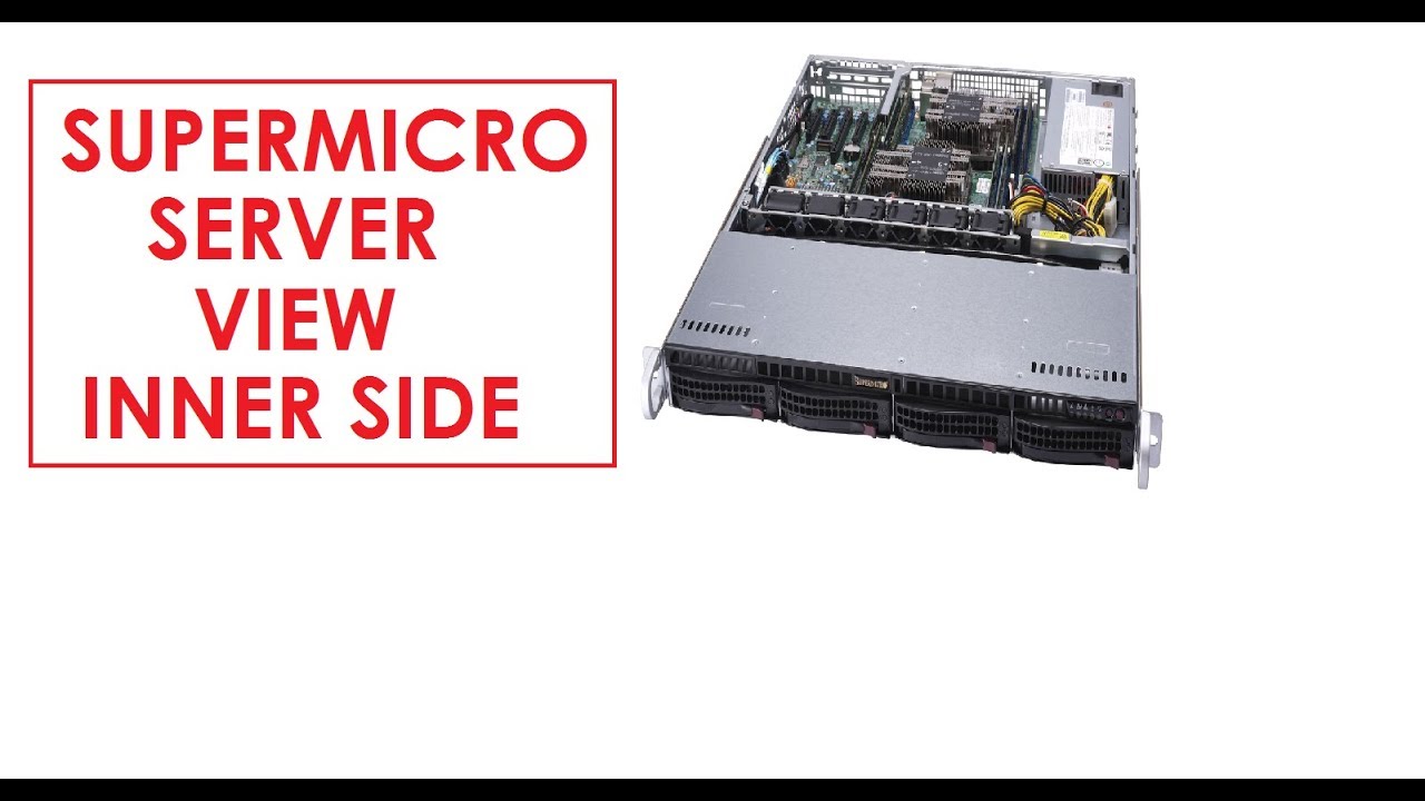 SUPERMICRO SERVER VIEW INNER SIDE - YouTube