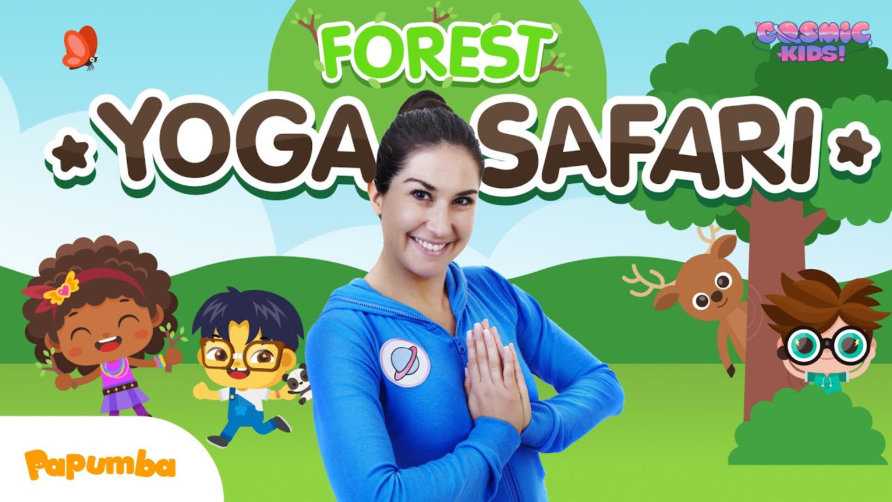 LEARN YOGA POSES FOR KIDS 🐻🧘‍♀️🦋 YOGA SAFARI EPISODE 4: FOREST ANIMALS ...
