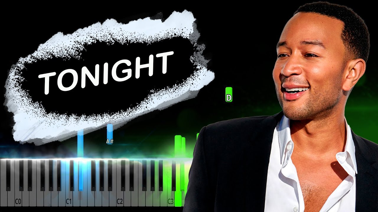 John Legend - Tonight (Best You Ever Had) Piano Tutorial - YouTube Music