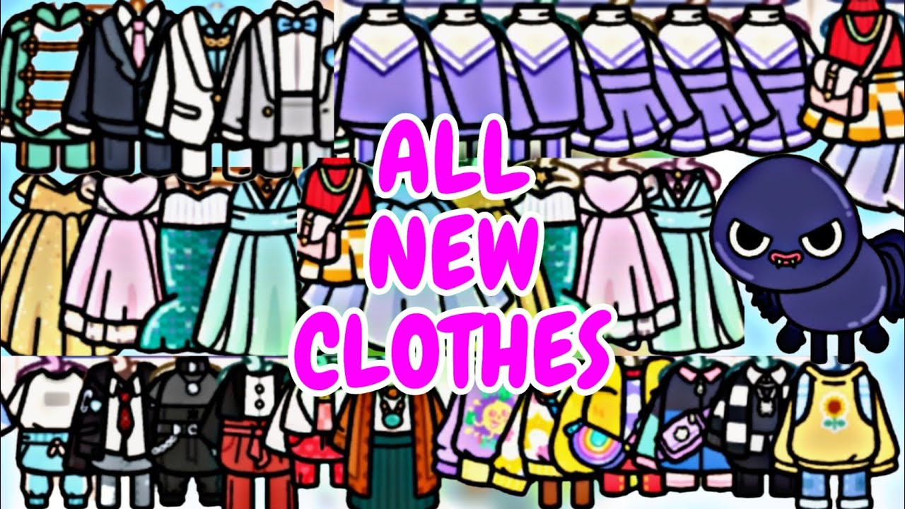 Toca Boca Clothes: All New Toca Clothes in Toca Life World - YouTube