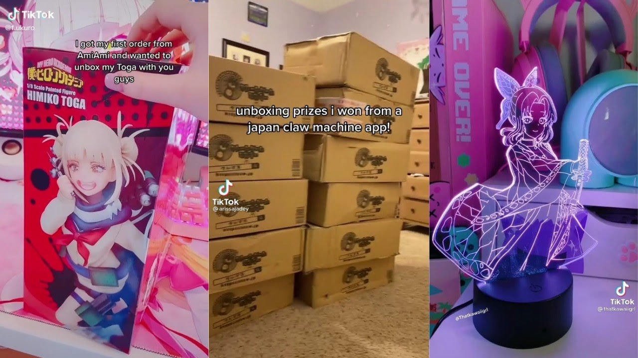 unboxing • anime figures ~ gadgets🎎📦//tiktok - YouTube