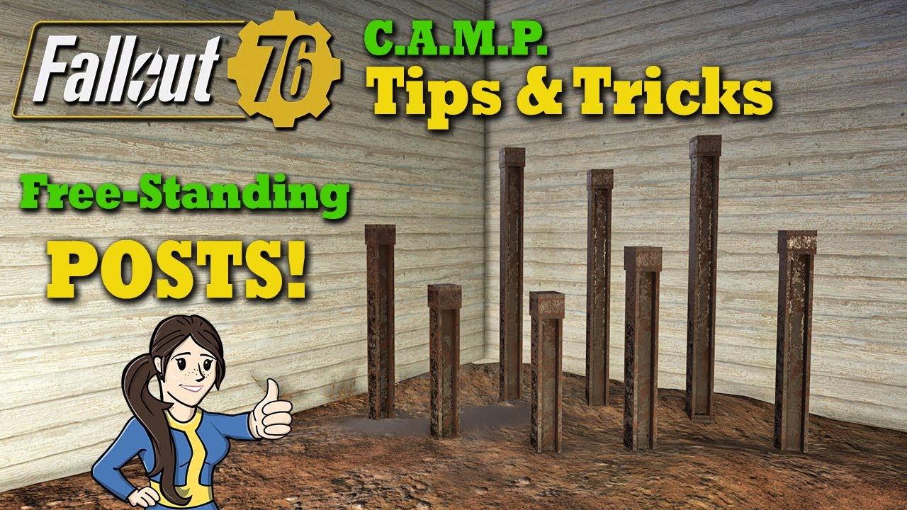 Free-Standing Posts & 7 things you can do with them - Fallout 76 C.A.M ...